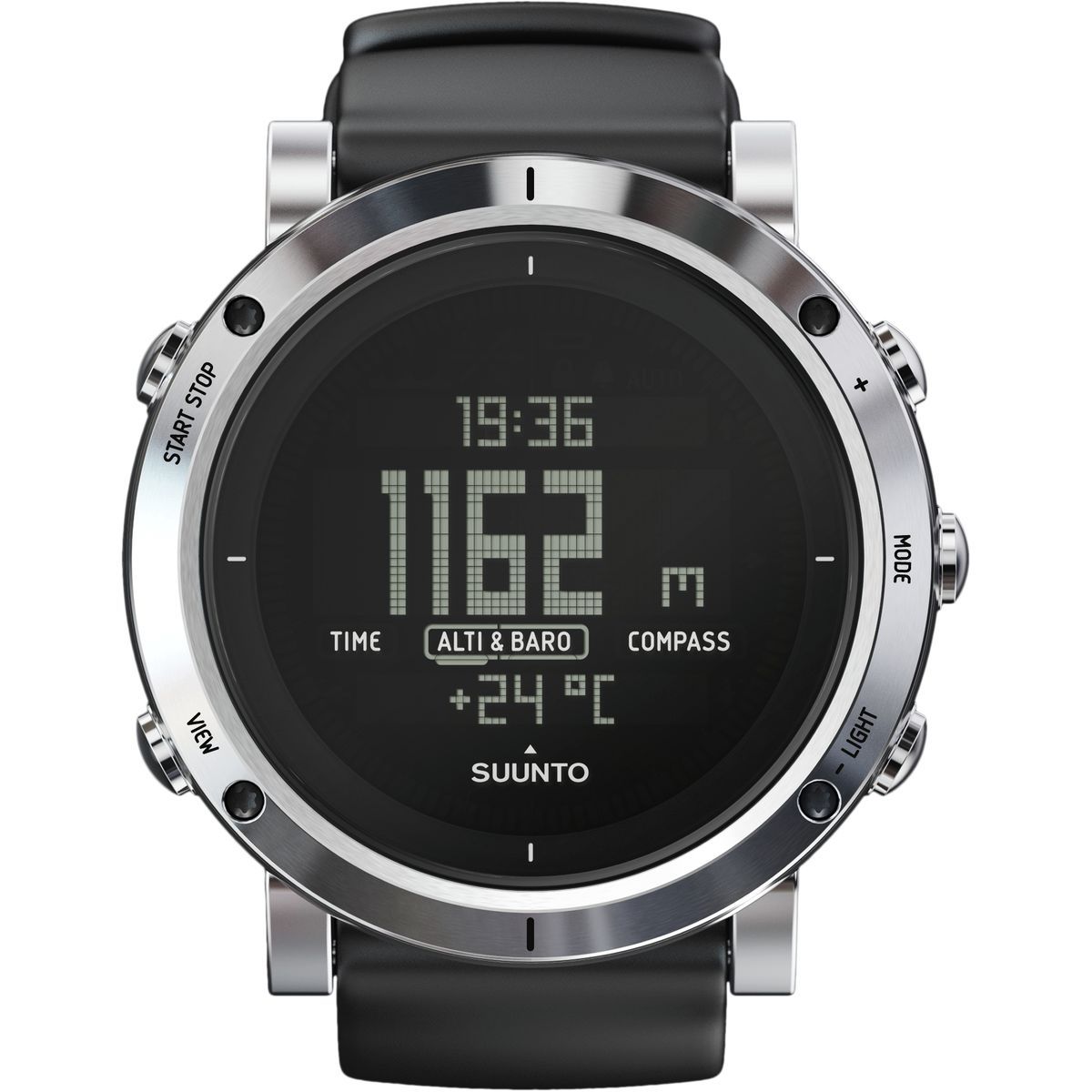 Suunto Core Brushed Steel Altimeter Watch - Training