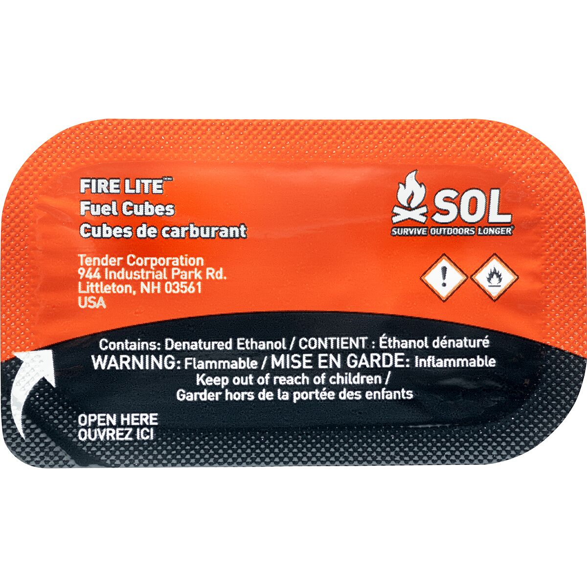S.O.L Survive Outdoors Longer Fire Lite Fuel Cubes - Hike & Camp