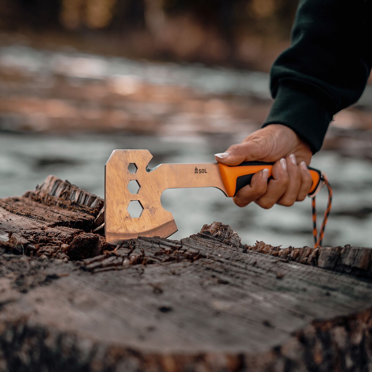 S.O.L Survive Outdoors Longer Stoke Camp Hatchet - Hike & Camp