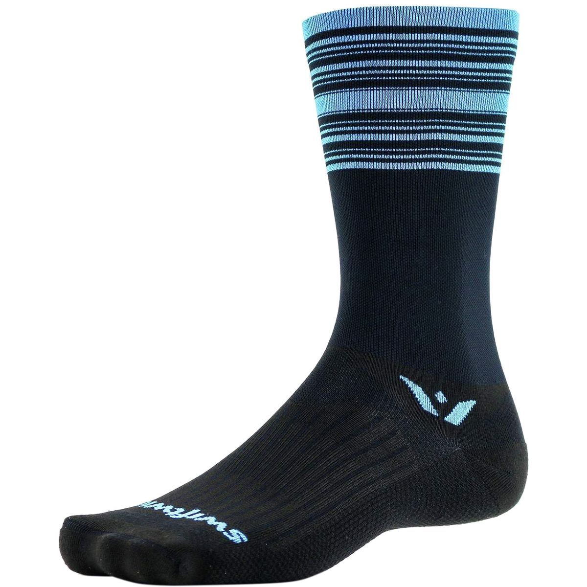 Swiftwick Aspire Crew Stripe Sock - Clothing