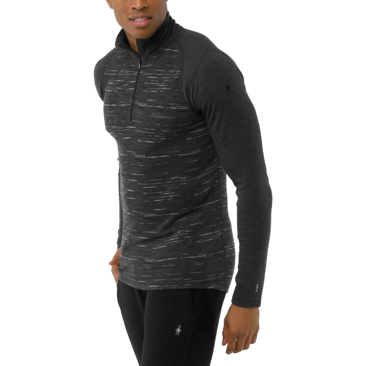 Smartwool NTS Mid 250 Pattern Zip Top - Men's | Backcountry.com