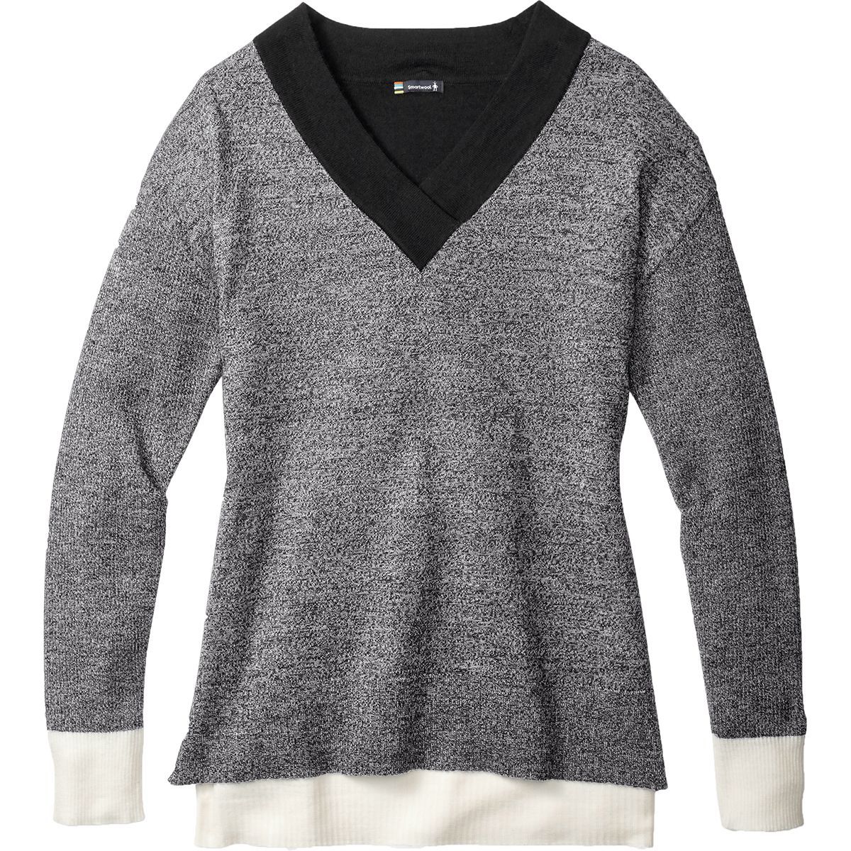 Smartwool Akamina Color Block V-Neck Sweater - Women's - Clothing