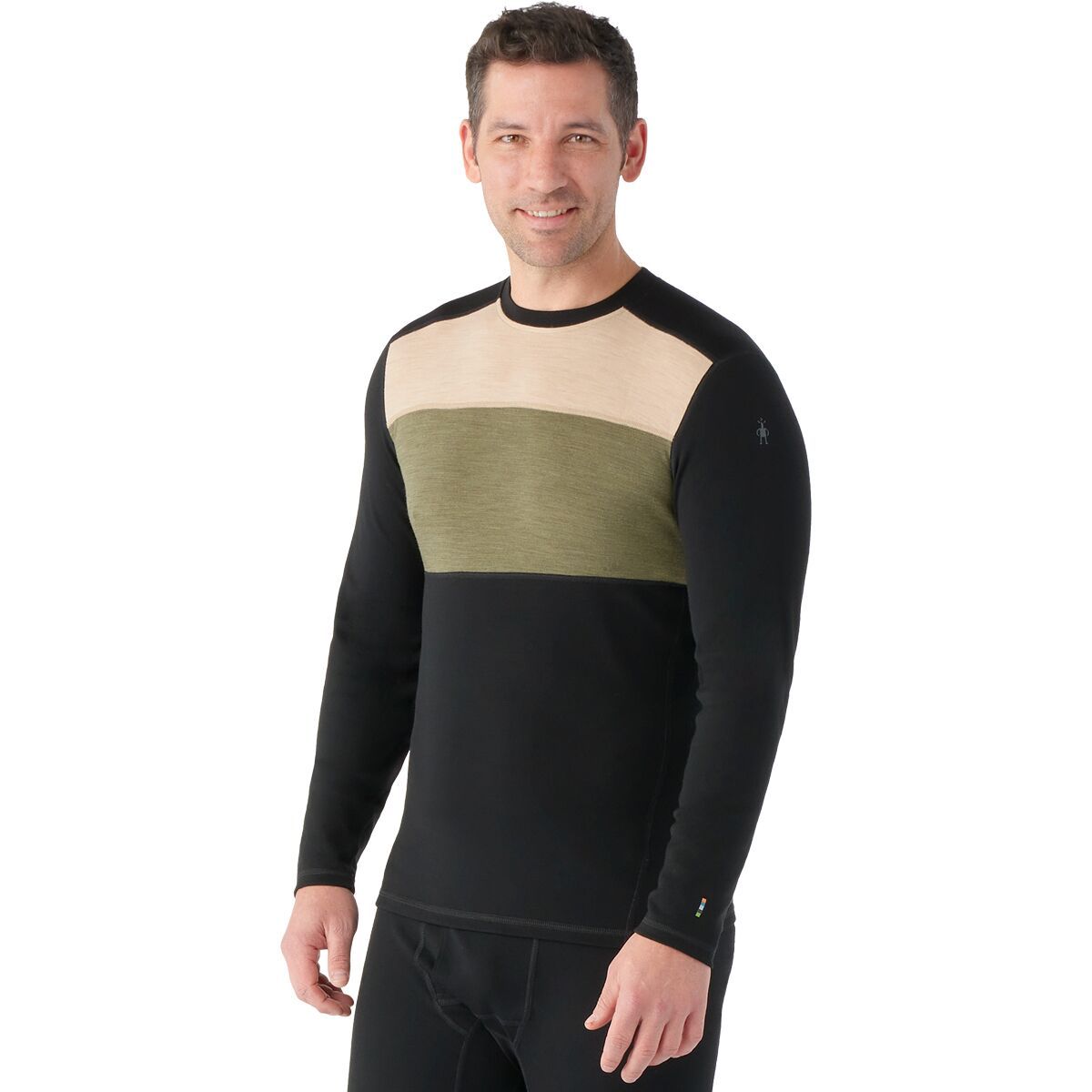 Smartwool Merino 250 Baselayer Colorblock Crew - Men's - Clothing