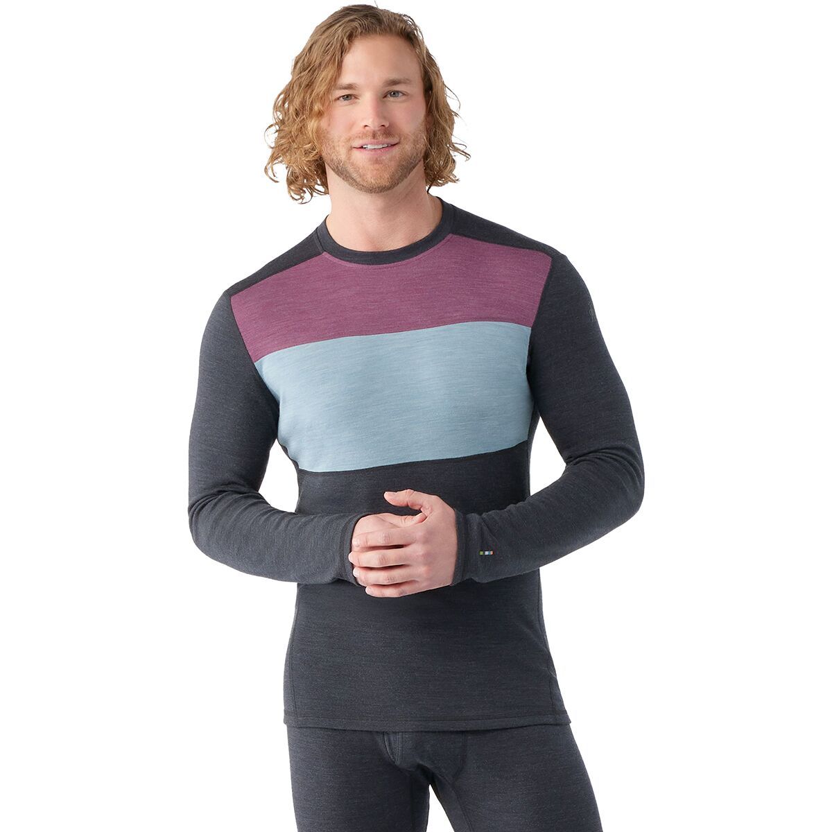 Smartwool Merino 250 Baselayer Colorblock Crew - Men's - Clothing