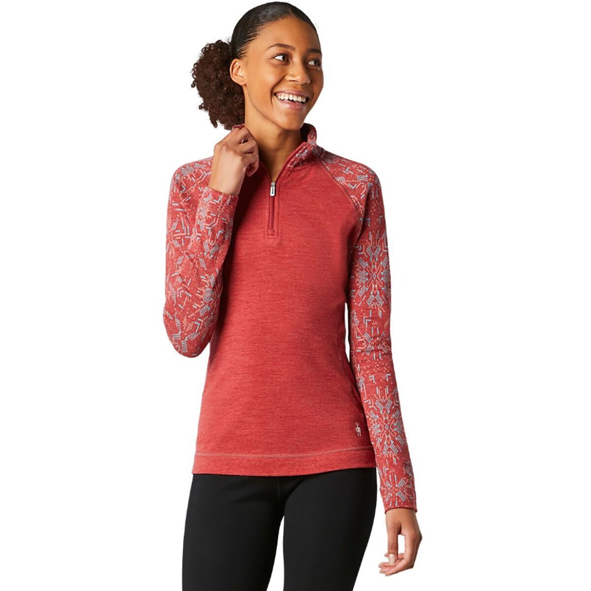 Smartwool Merino 250 Baselayer Pattern 1/4-Zip - Women's | Backcountry.com