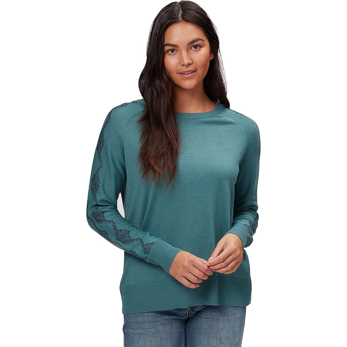 Smartwool Shadow Pine Needlepoint Crew Sweater - Women's - Clothing