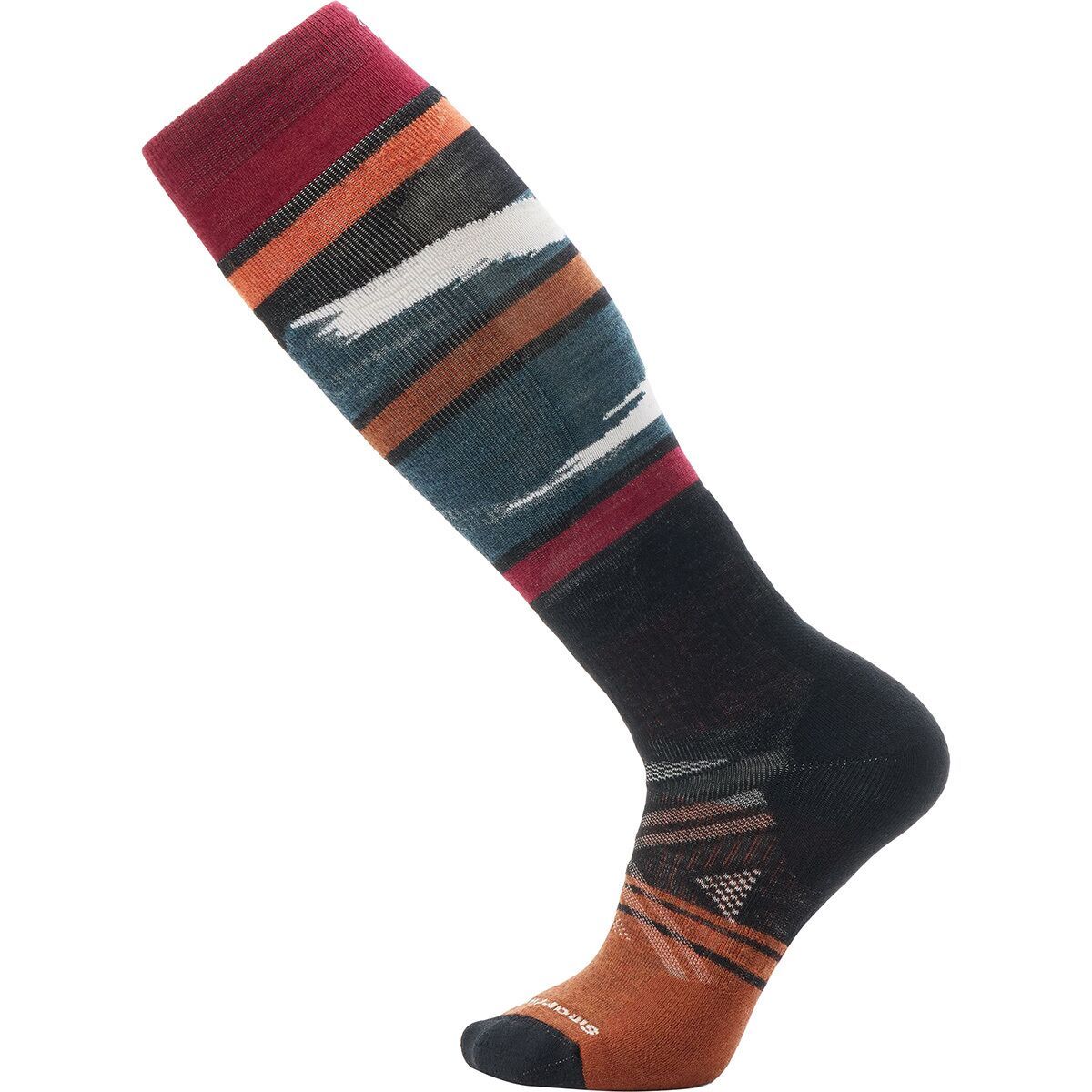 Smartwool Ski Full Cushion Midnight Ski Pattern OTC Sock - Accessories