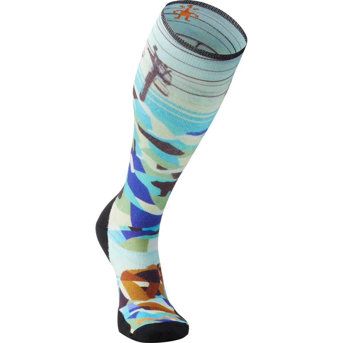 Smartwool Ski Targeted Cushion Bear Country Print OTC Sock - Accessories