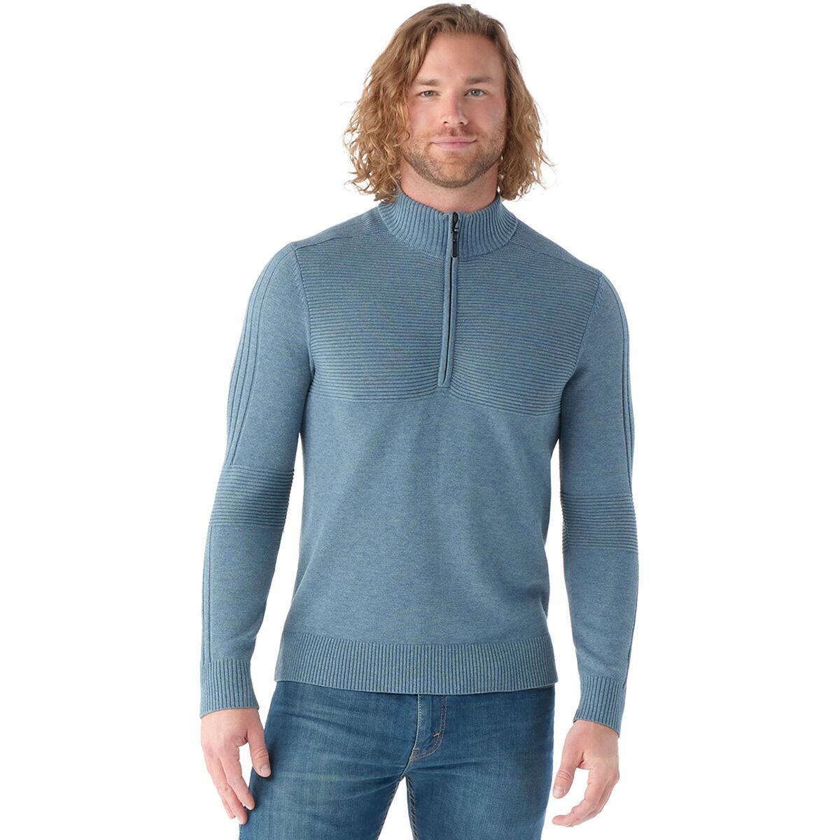 Smartwool Texture Half Zip Sweater - Men's - Clothing