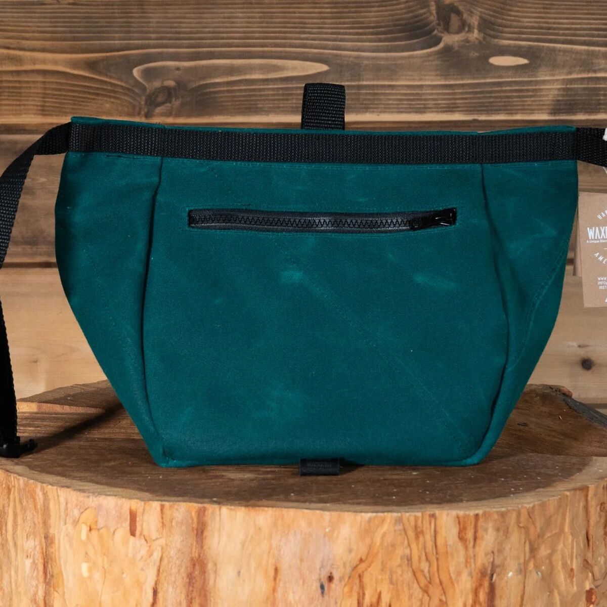 STATIC Waxed Canvas Chalk Bucket - Climb
