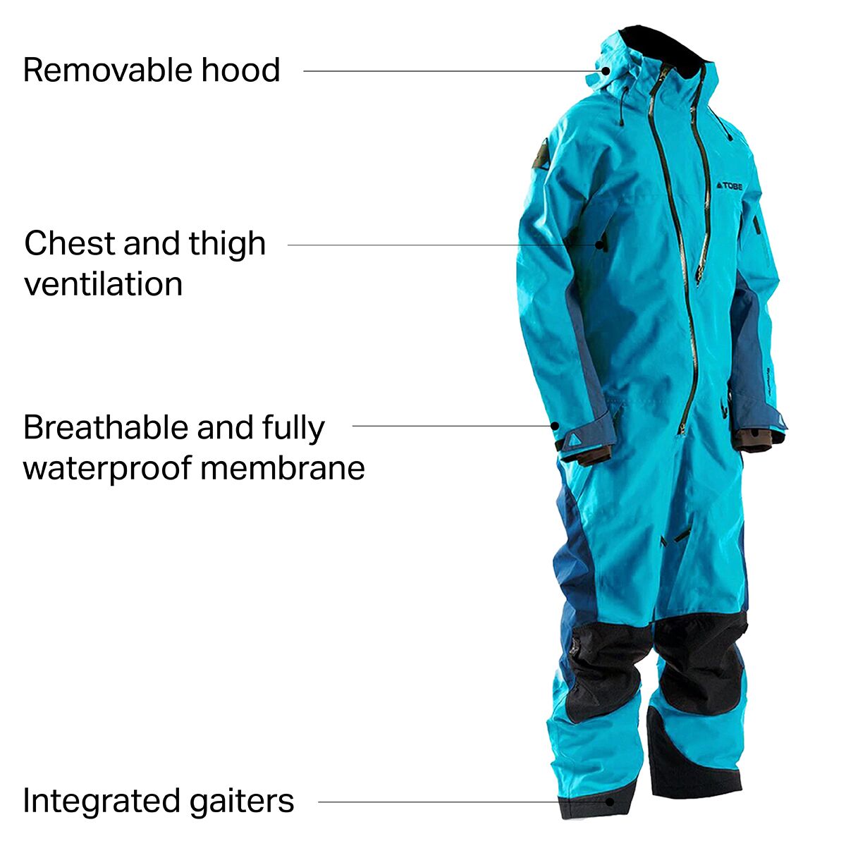 Tobe Vivid V2 Mono Snow Suit - Men's - Clothing