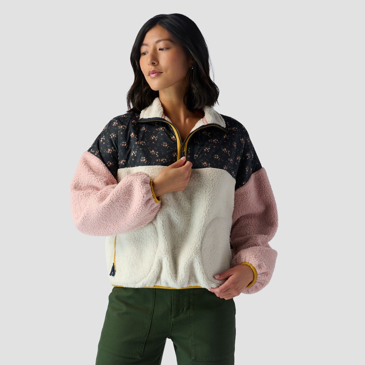 The Great Outdoors The Plush Colorblock Terrain 1/2-Zip Jacket - Women ...