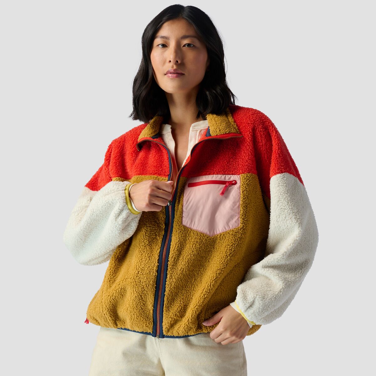 The Great Outdoors The Plush Colorblock Terrain Full-Zip Jacket - Women ...