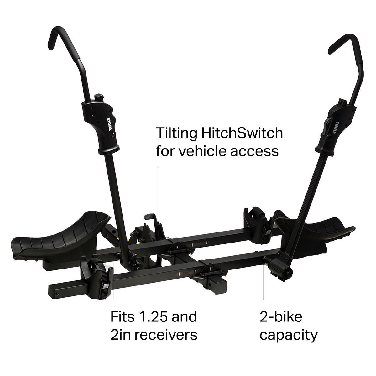 Thule T2 Classic - 2 Bike Hitch Rack - Bike