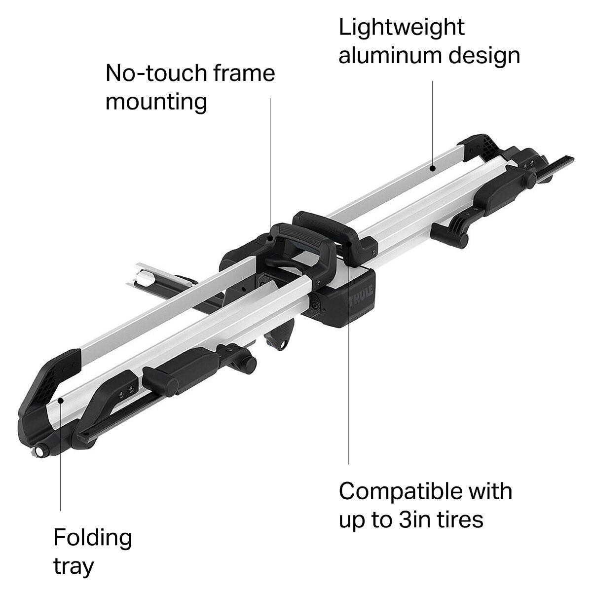 Thule Helium Platform 1 Bike Hitch Rack - 2021 - Bike