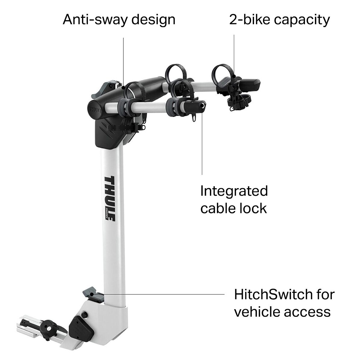 Thule Helium Pro Bike Rack - 2 Bike - Bike