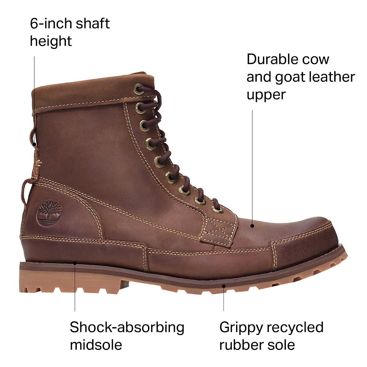 Timberland Earthkeepers Rugged Originals Leather 6in Boot - Men's ...