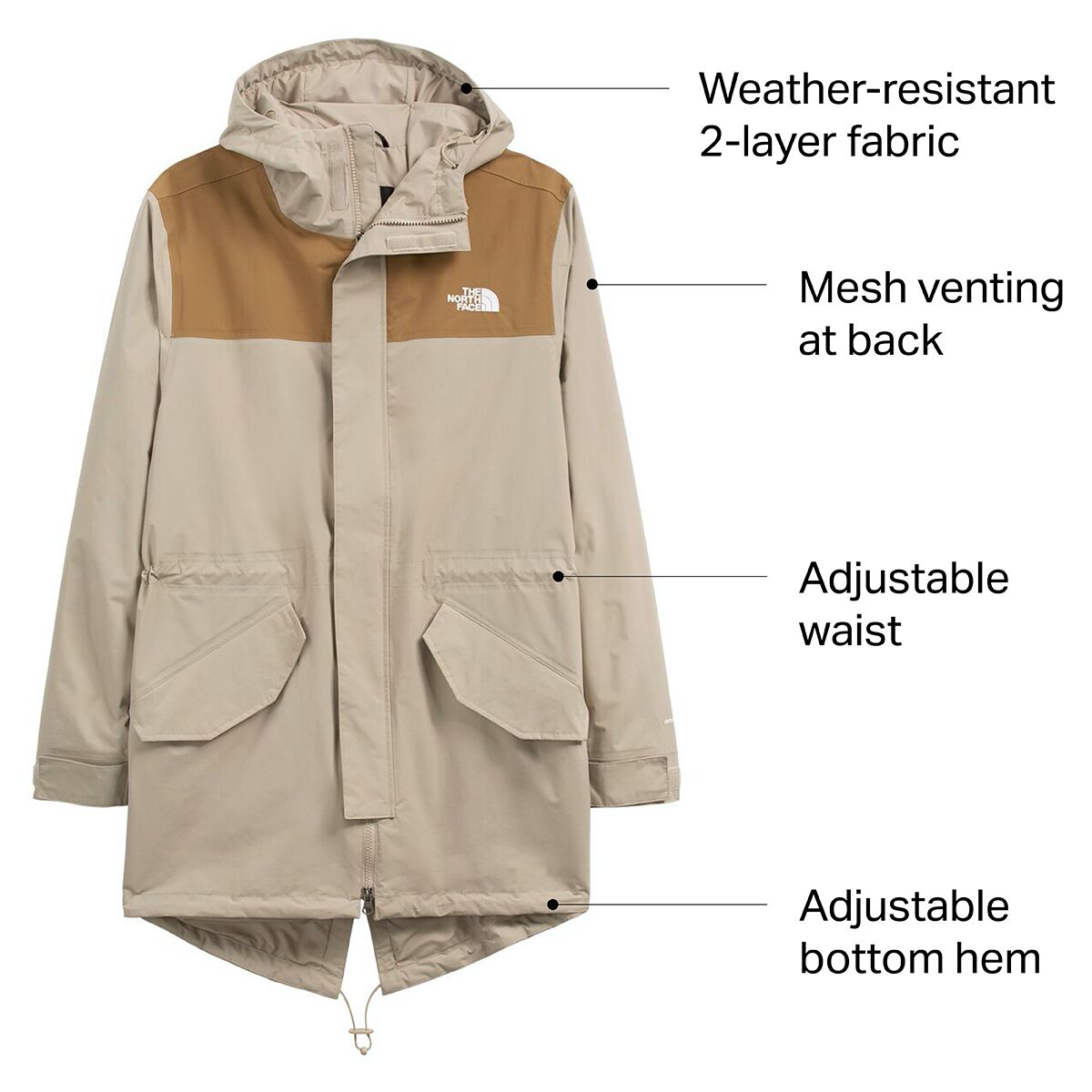 The North Face City Breeze Rain Parka - Men's | Backcountry.com