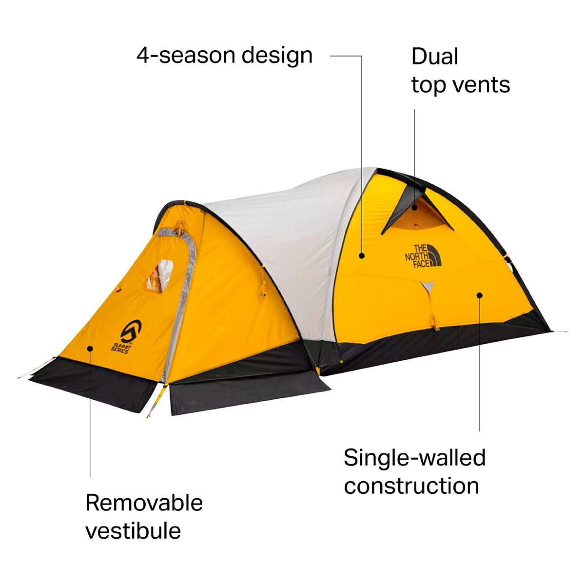 The North Face Assault 2 Tent: 2-Person 4-Season - Hike & Camp