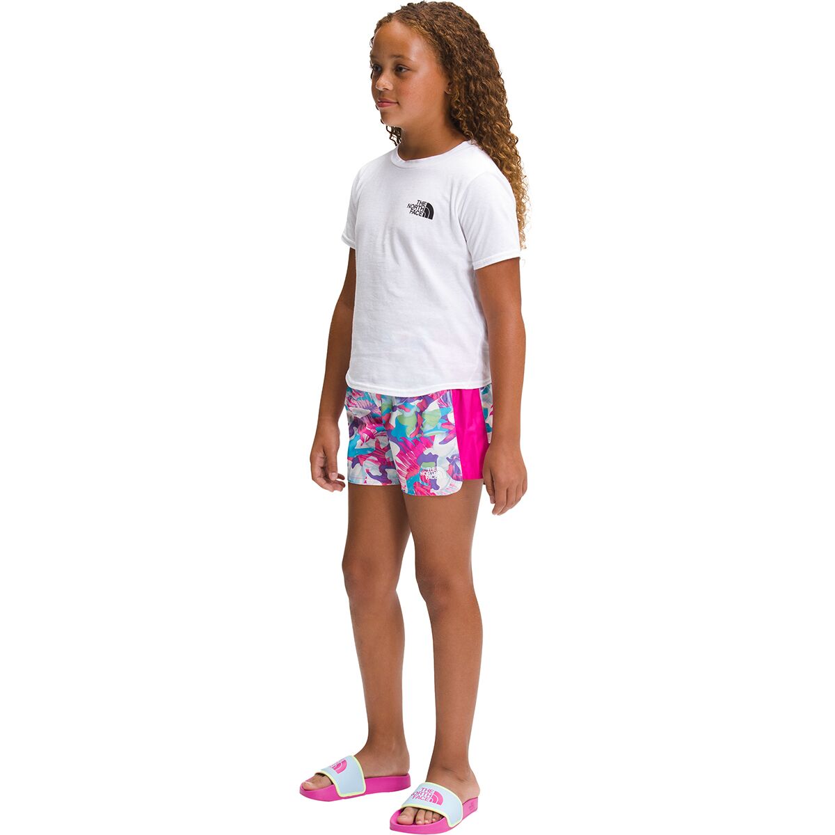 The North Face Printed Never Stop Run Short - Girls' - Kids