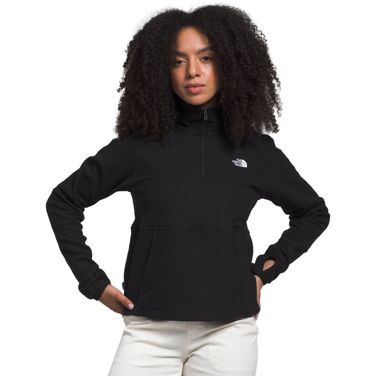 The North Face Alpine Polartec 100 1/4-Zip Cowl Neck Jacket - Women's ...
