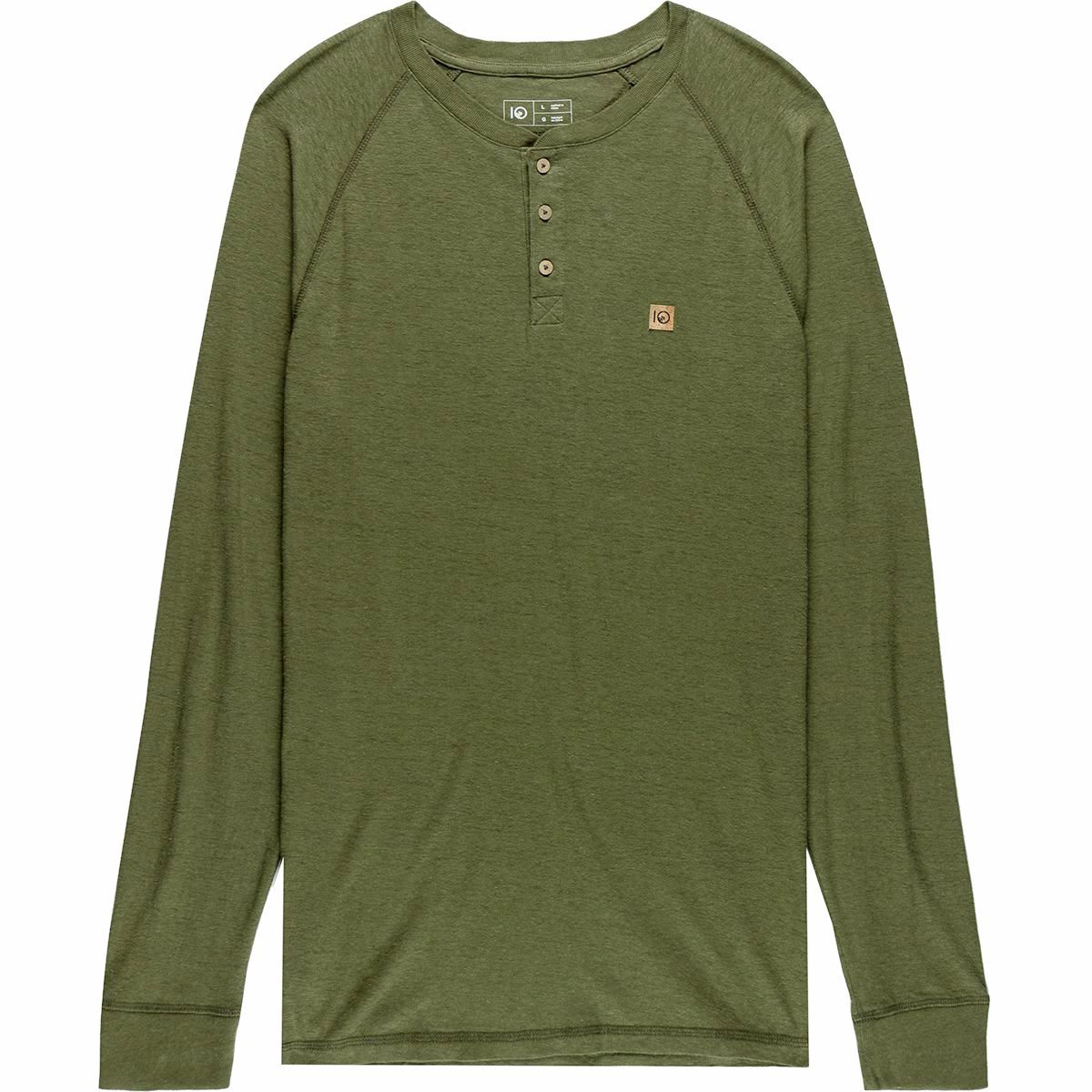 Tentree Boulder Long-Sleeve Henley Shirt - Men's - Clothing