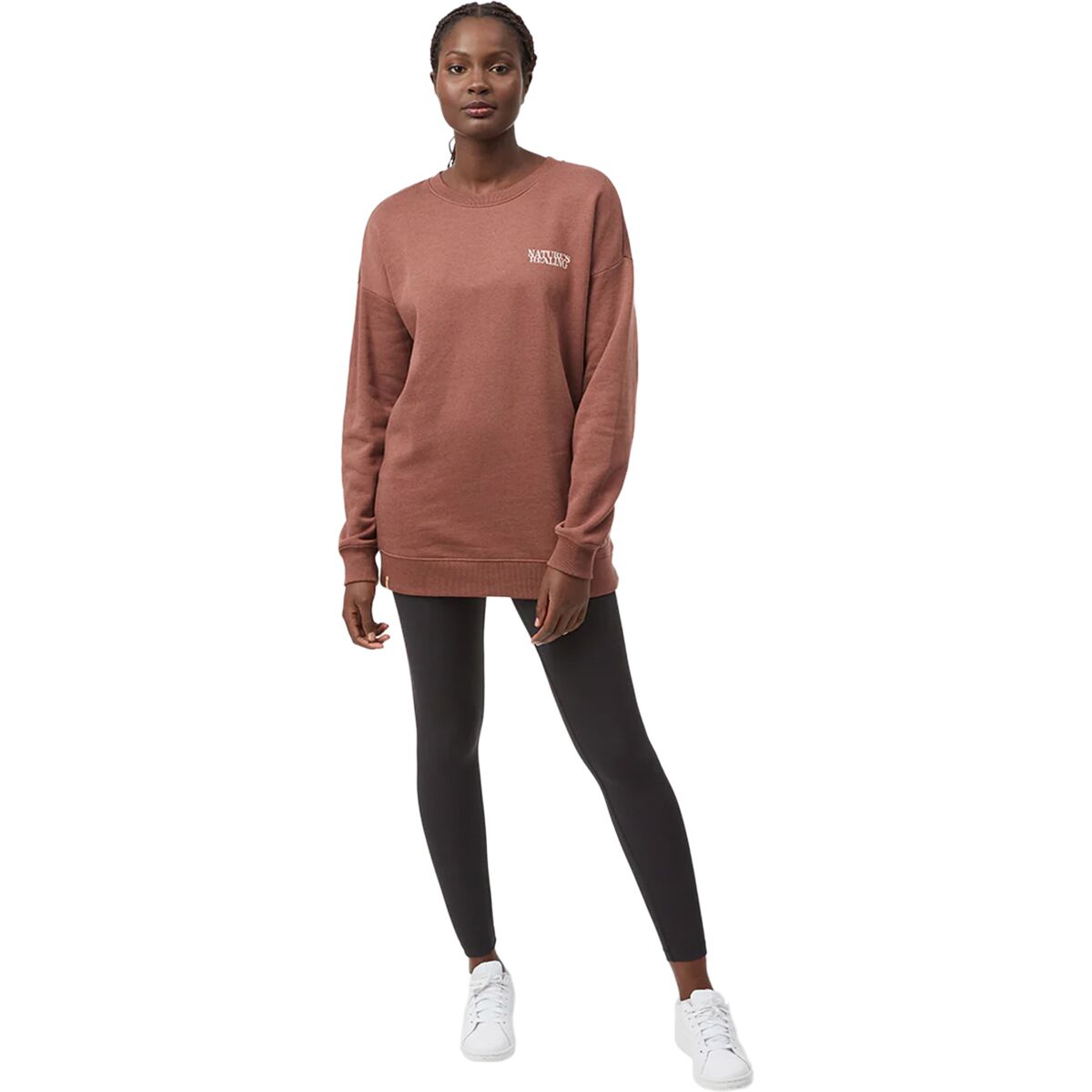 Tentree Nature's Healing Oversized Crew Sweater - Women's - Clothing