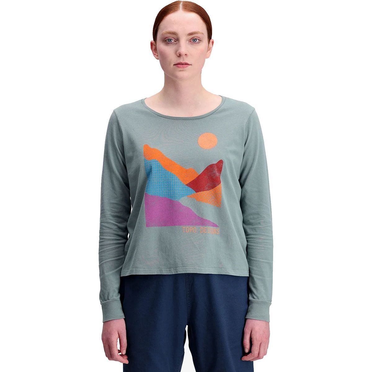 Topo Designs Retro Lakes Long-Sleeve T-Shirt - Women's - Clothing