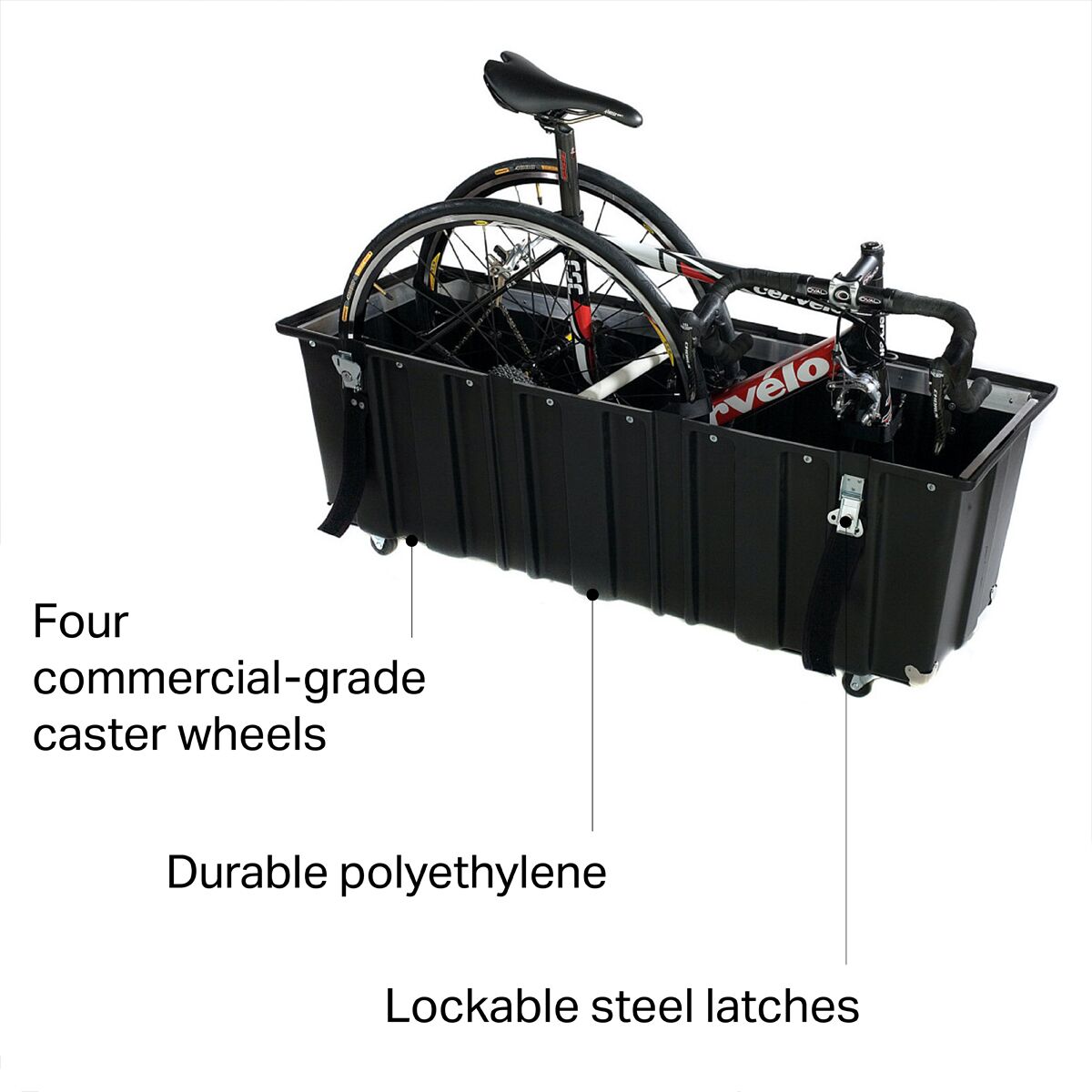 Tri All 3 Sports Velo Safe Custom Road Bike Case - Bike