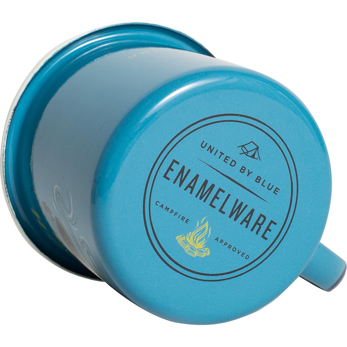 United by Blue Enamel Steel 12oz Mug - Hike & Camp