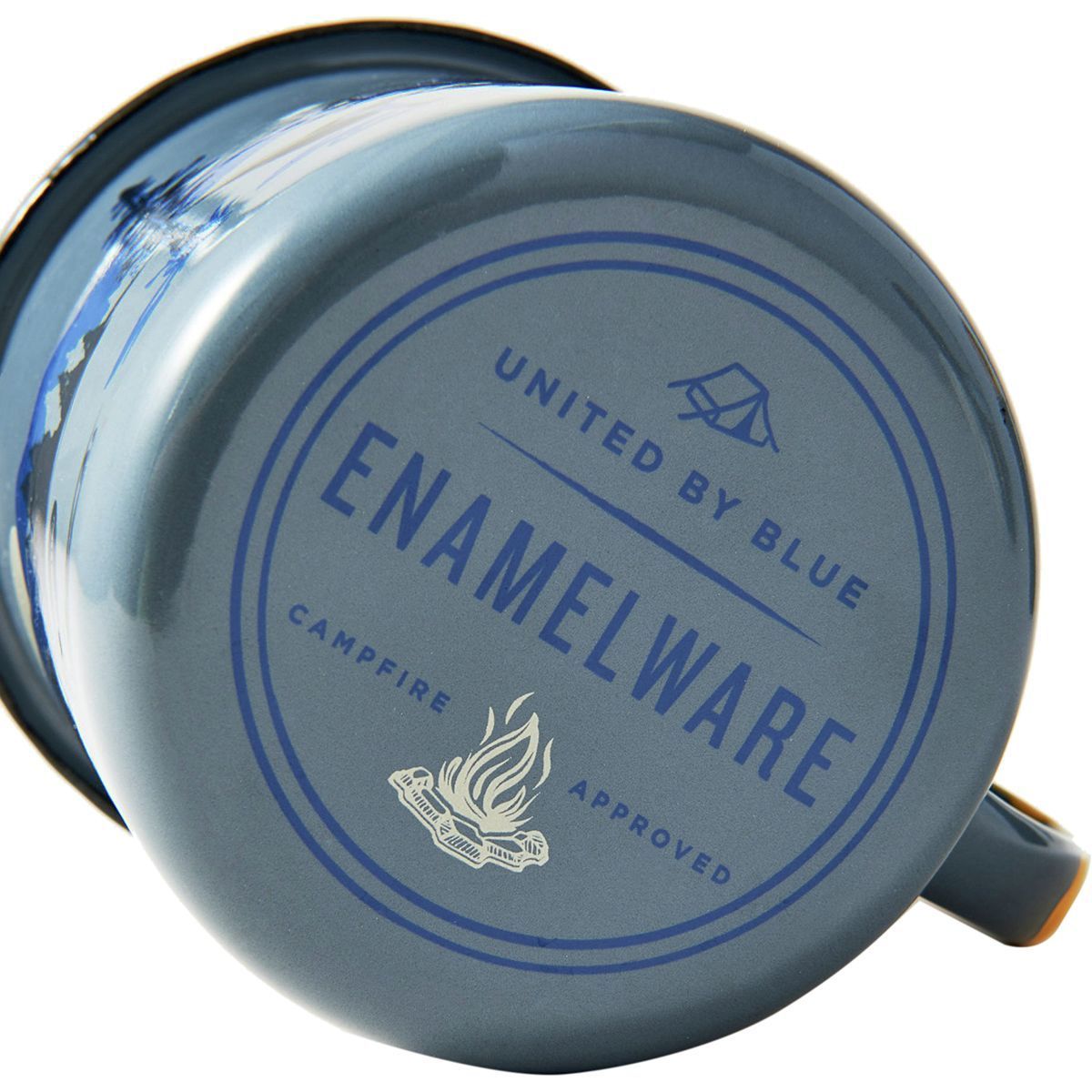 United by Blue Large Twilight & Goodnight Enamel Steel Mug - Hike & Camp