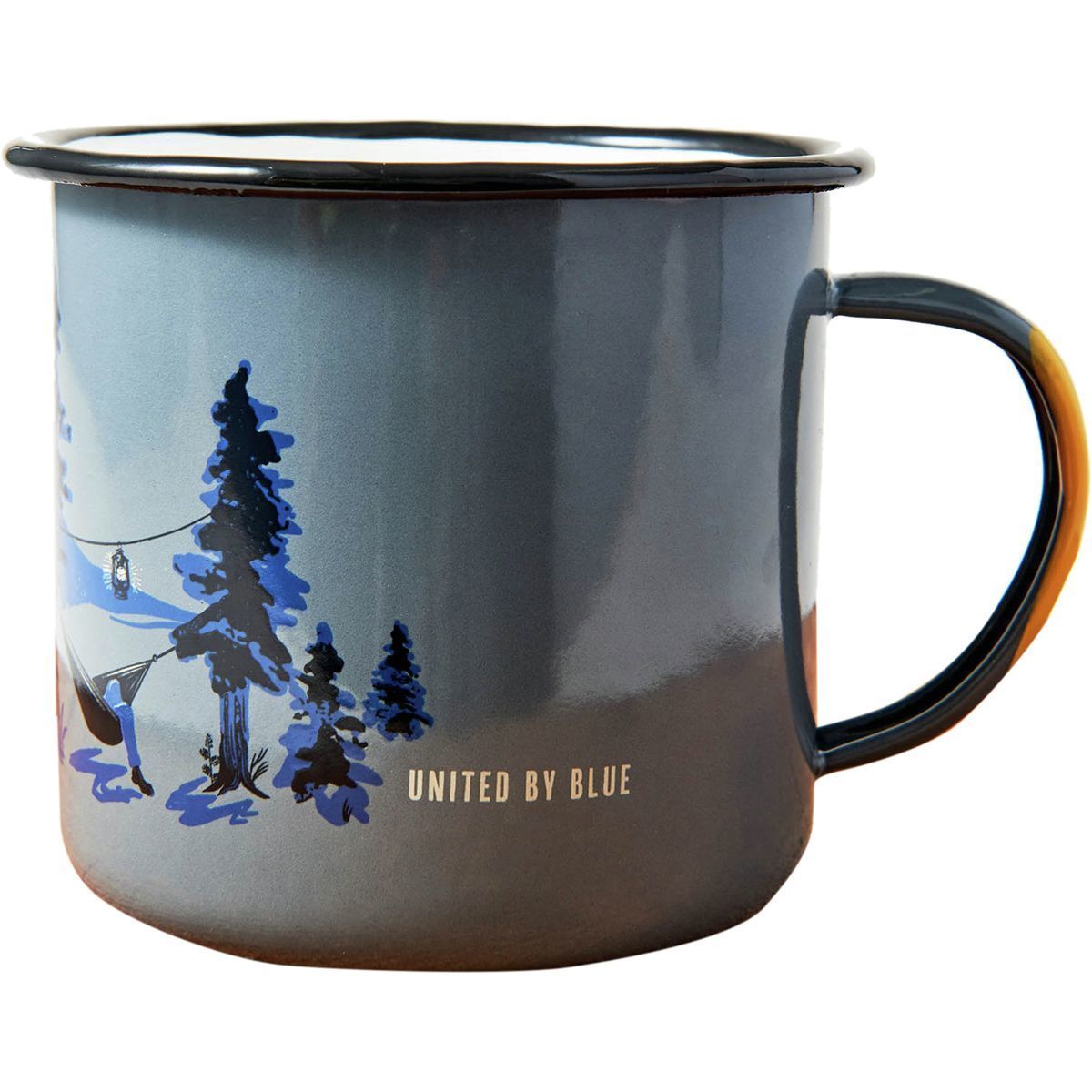 United by Blue Large Twilight & Goodnight Enamel Steel Mug - Hike & Camp