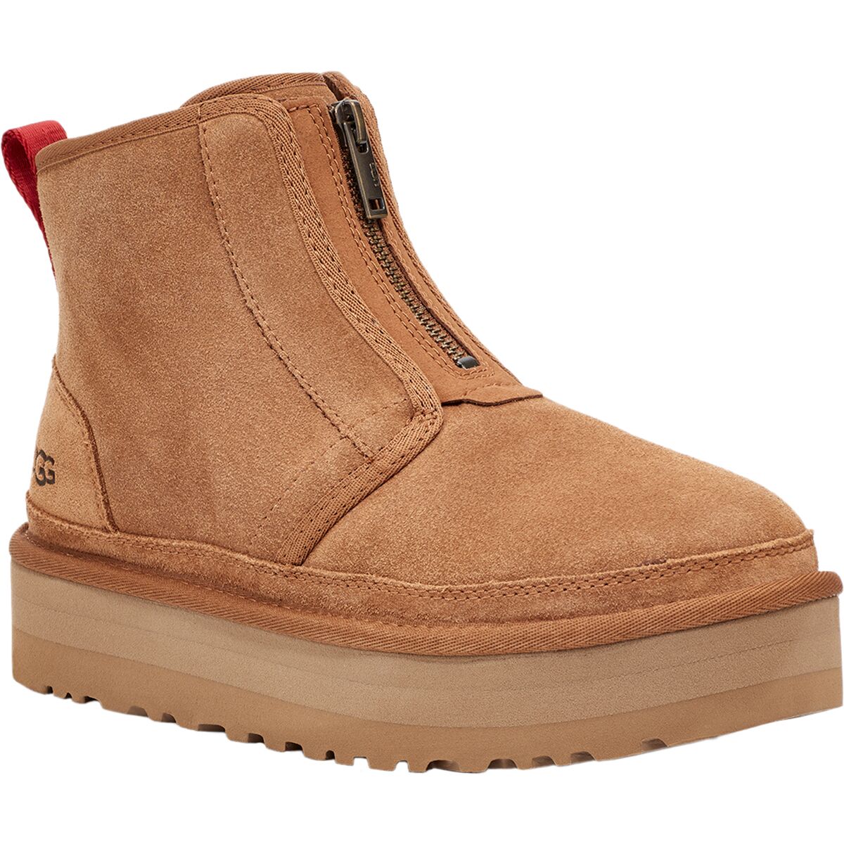 UGG Neumel Platform Suede Zip Boot - Women's - Footwear