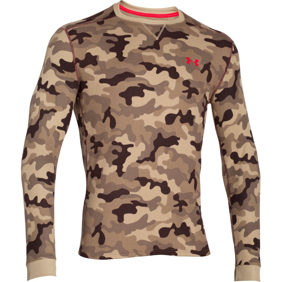 Under Armour Amplify Thermal Camo Crew - Long-Sleeve - Men's - Clothing