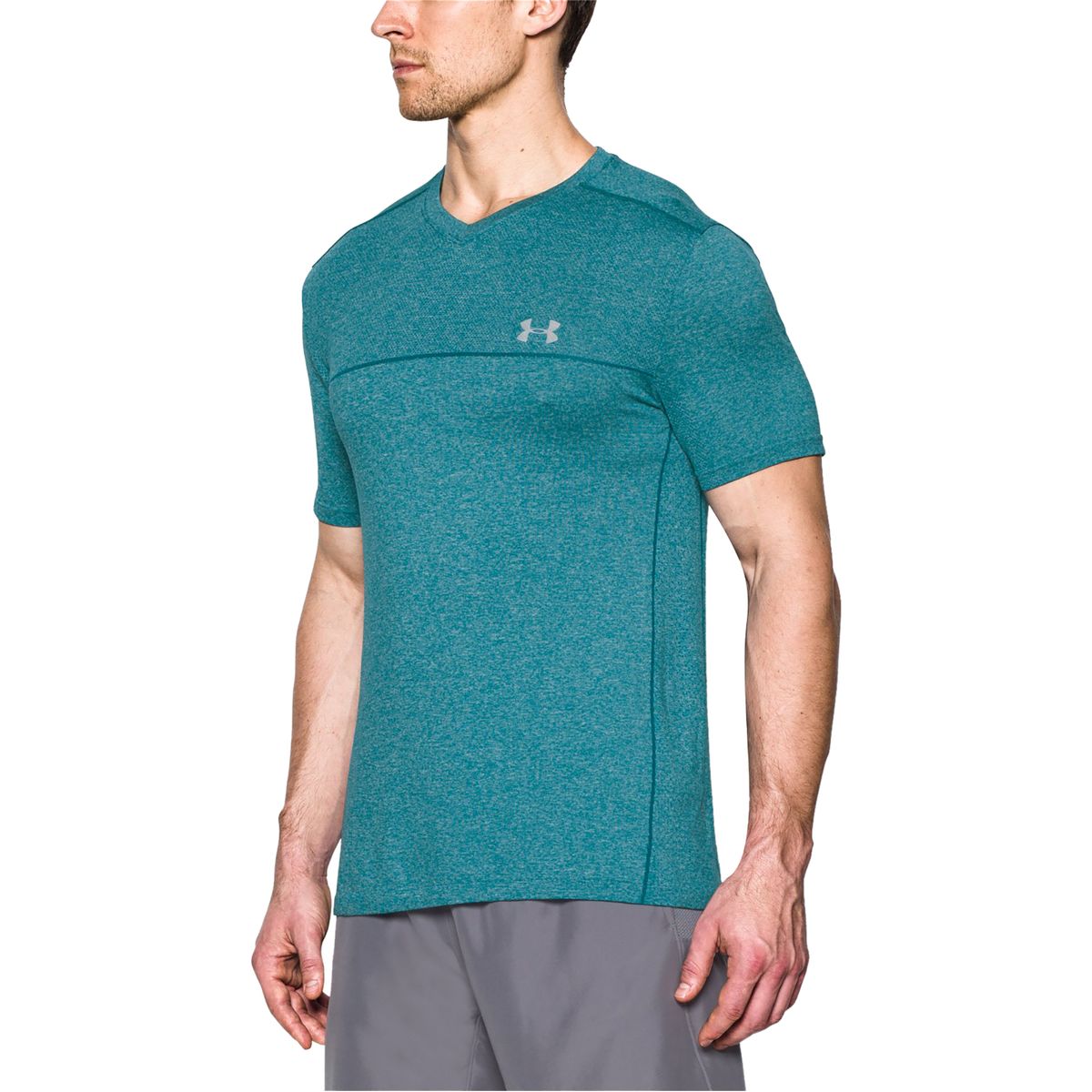 Under Armour Run Seamless V-Neck T-Shirt - Men's - Clothing