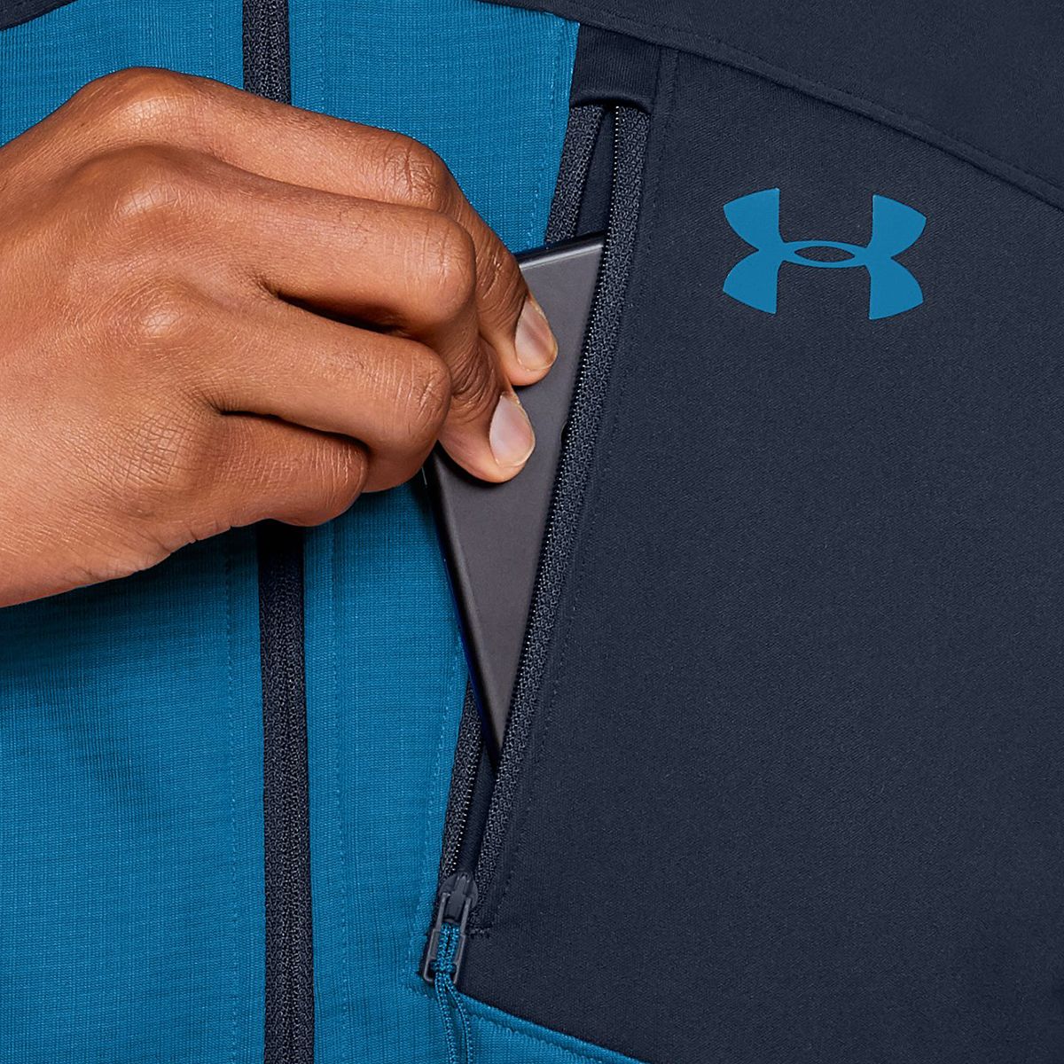 Under Armour Coldgear Reactor Hooded Fleece Jacket - Men's - Clothing