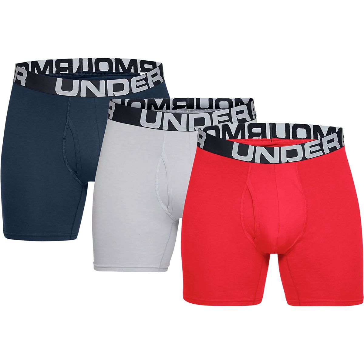 Under Armour Charged Cotton 6in Underwear - 3-Pack - Men's ...