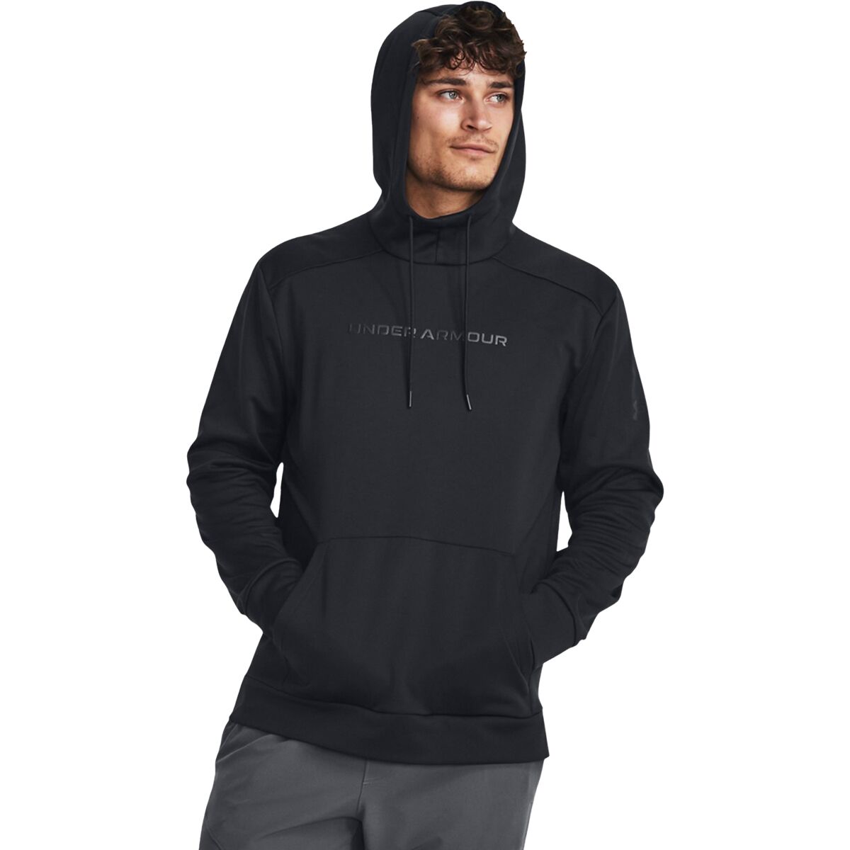 Under Armour Armour Fleece Big Logo HD Pullover Hoodie - Men's - Clothing