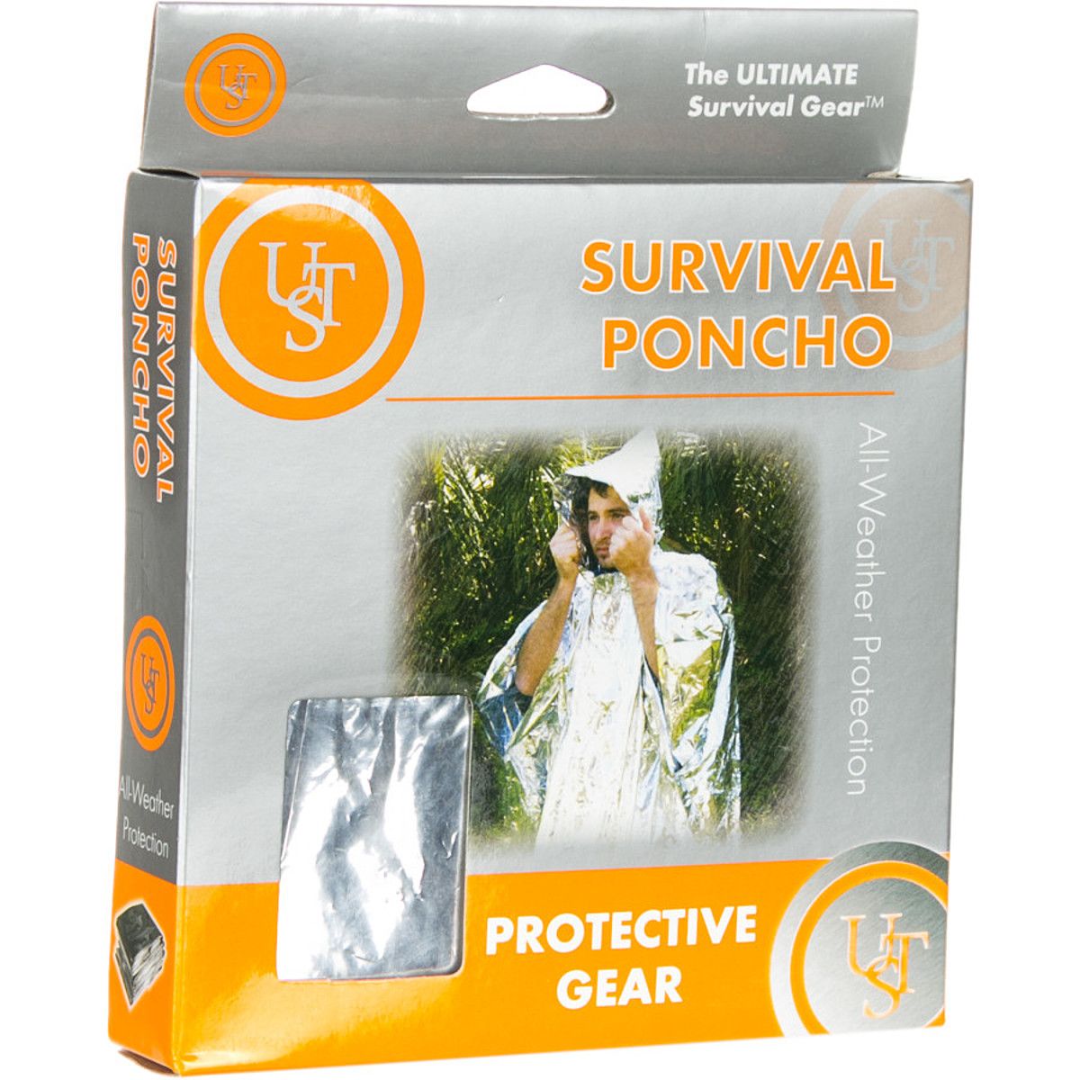 Ultimate Survival Technologies UST Auto Survival Poncho PDQ - Hike & Camp