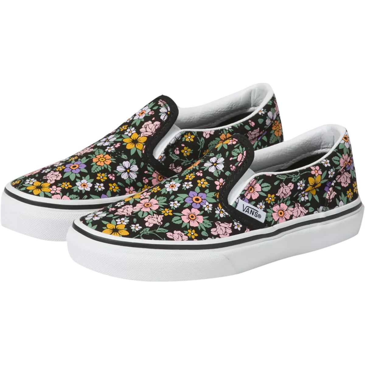Vans Classic Fun Floral Slip-On Skate Shoe - Girls' - Kids