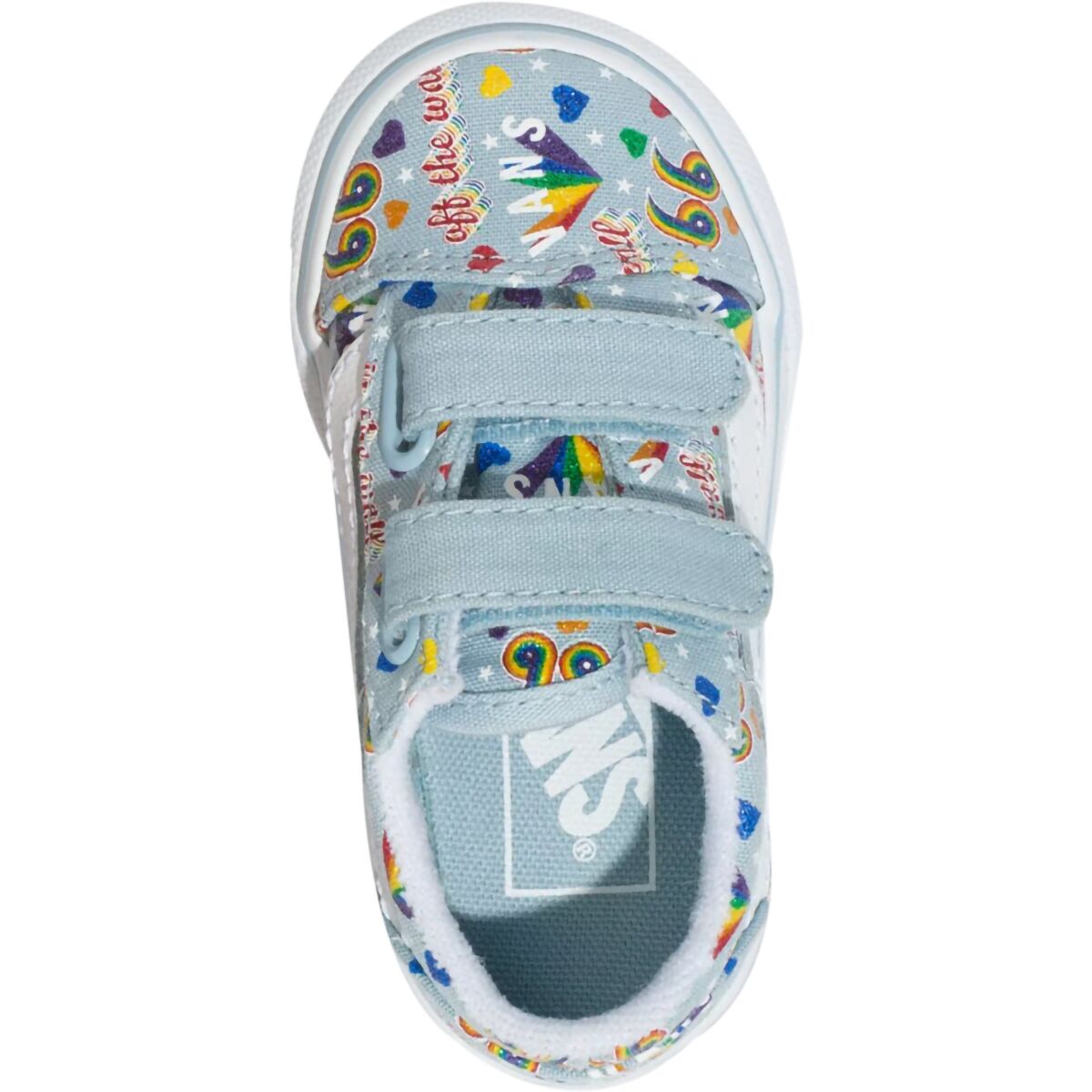 Vans Rainbow Old Skool V Skate Shoe - Toddler Girls' - Kids