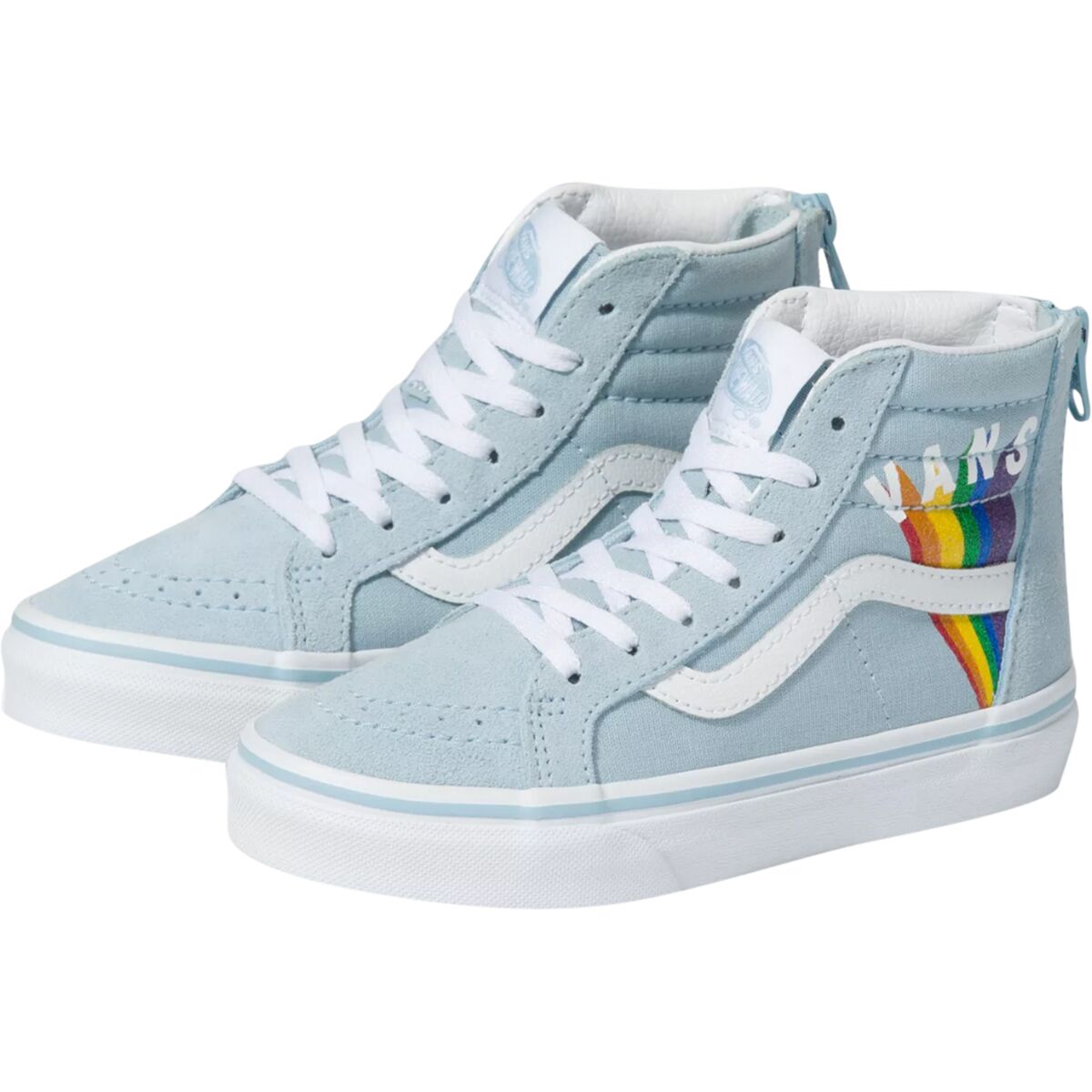 Vans Rainbow Sk8-Hi Zip Shoe - Girls' - Kids