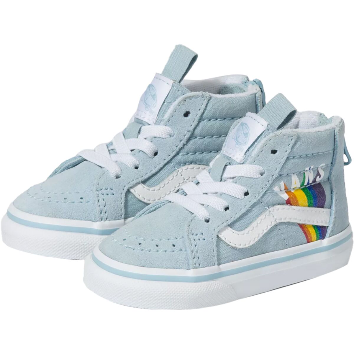 Vans Rainbow Sk8-Hi Zip Skate Shoe - Toddler Girls' - Kids
