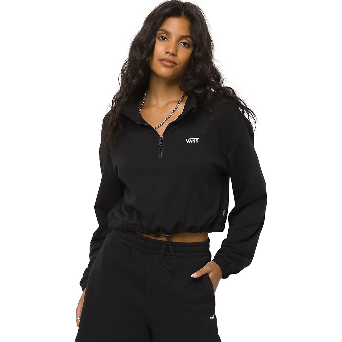 Vans Left Chest Half-Zip Fleece - Women's - Clothing