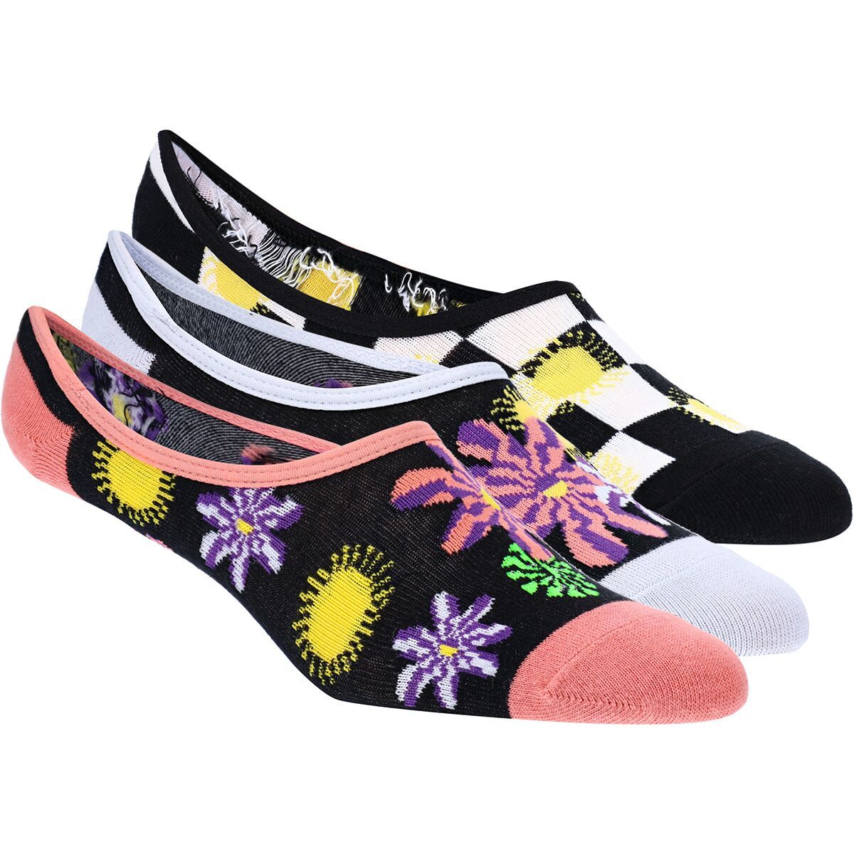 Vans Portal Floral Canoodle Sock - 3-Pack - Women's - Accessories