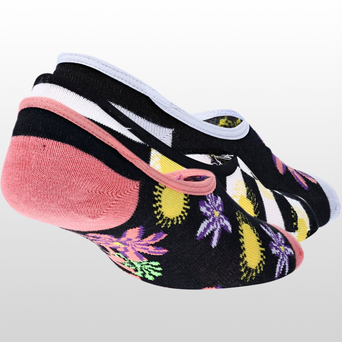 Vans Portal Floral Canoodle Sock - 3-Pack - Women's - Accessories
