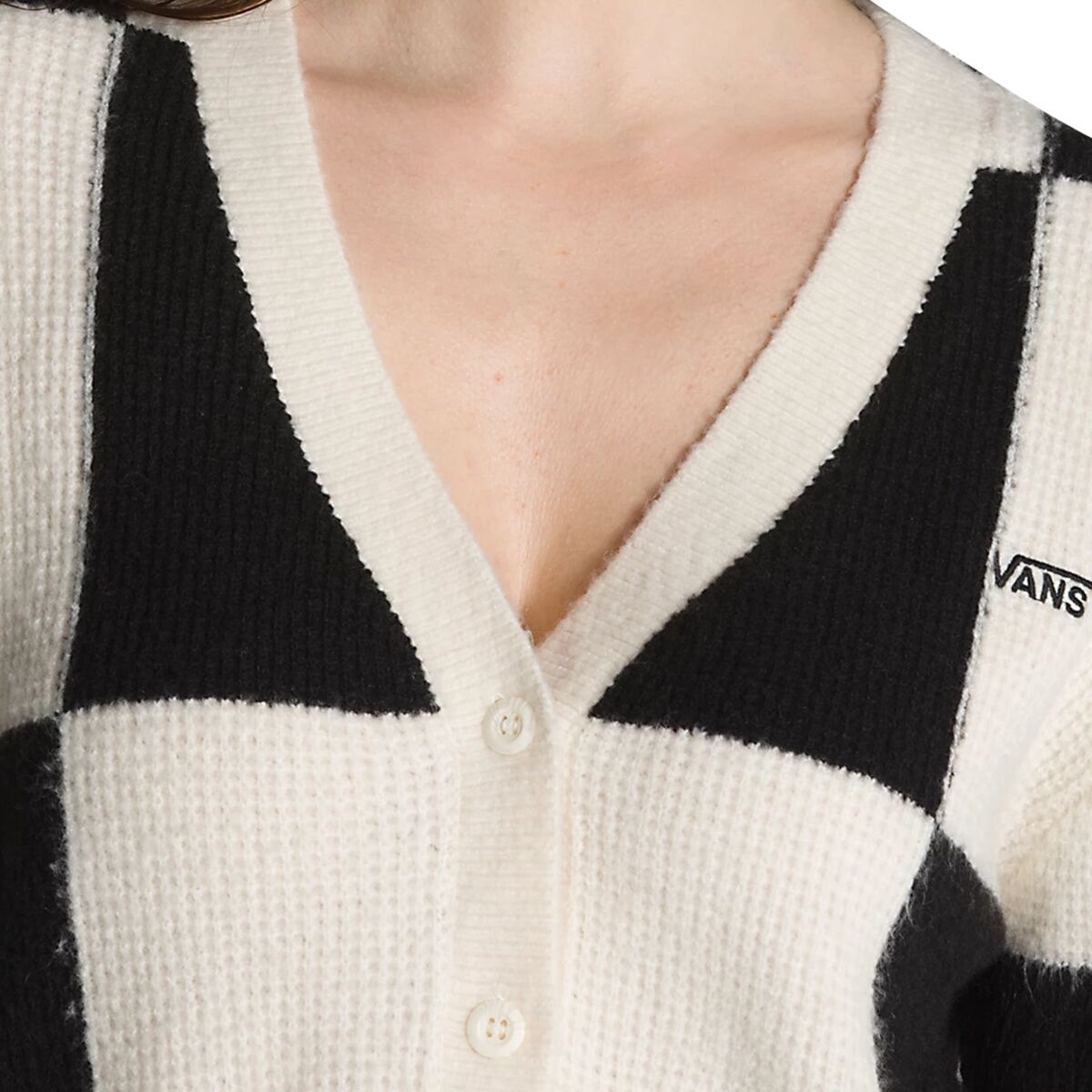 Vans Waffle Knit Relax Cardigan - Women's - Clothing