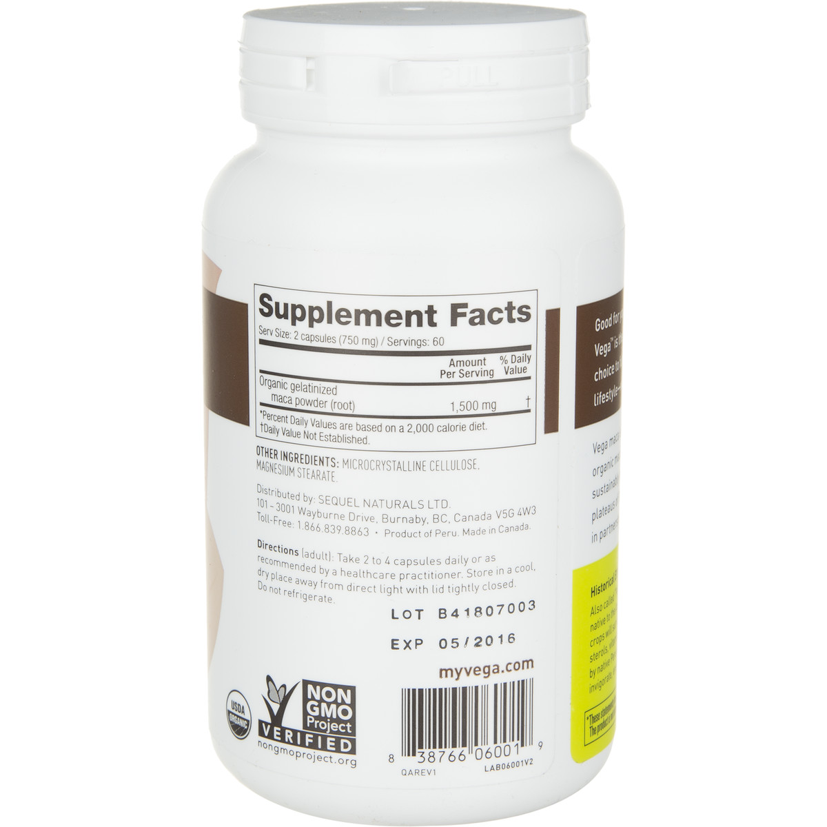 Vega Nutrition Maca - Bike