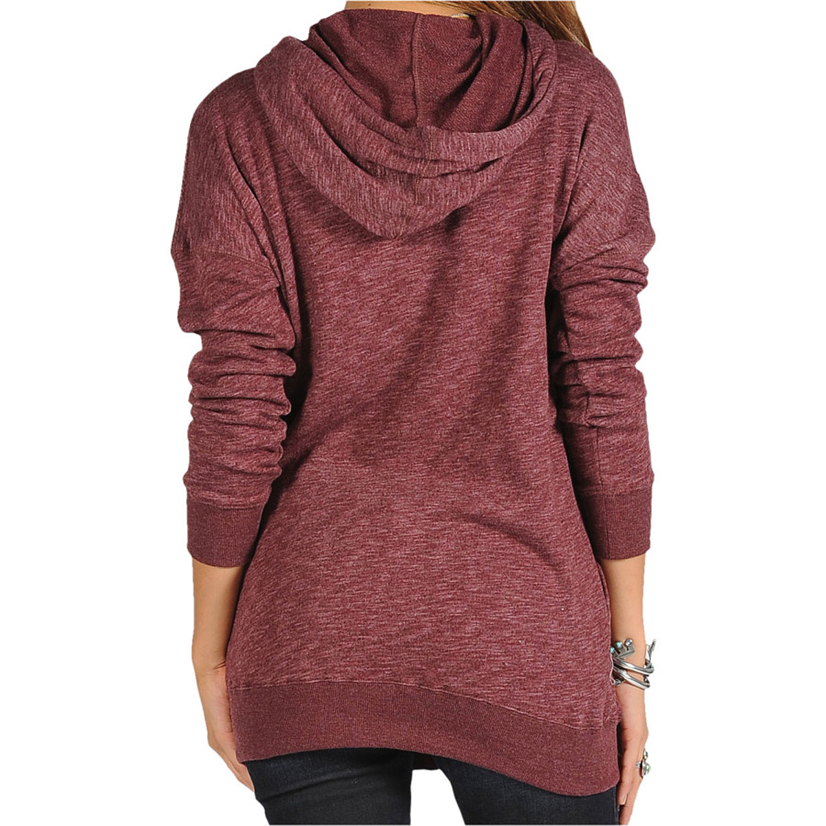 Volcom Lived In Long Full-Zip Hoodie - Women's - Clothing