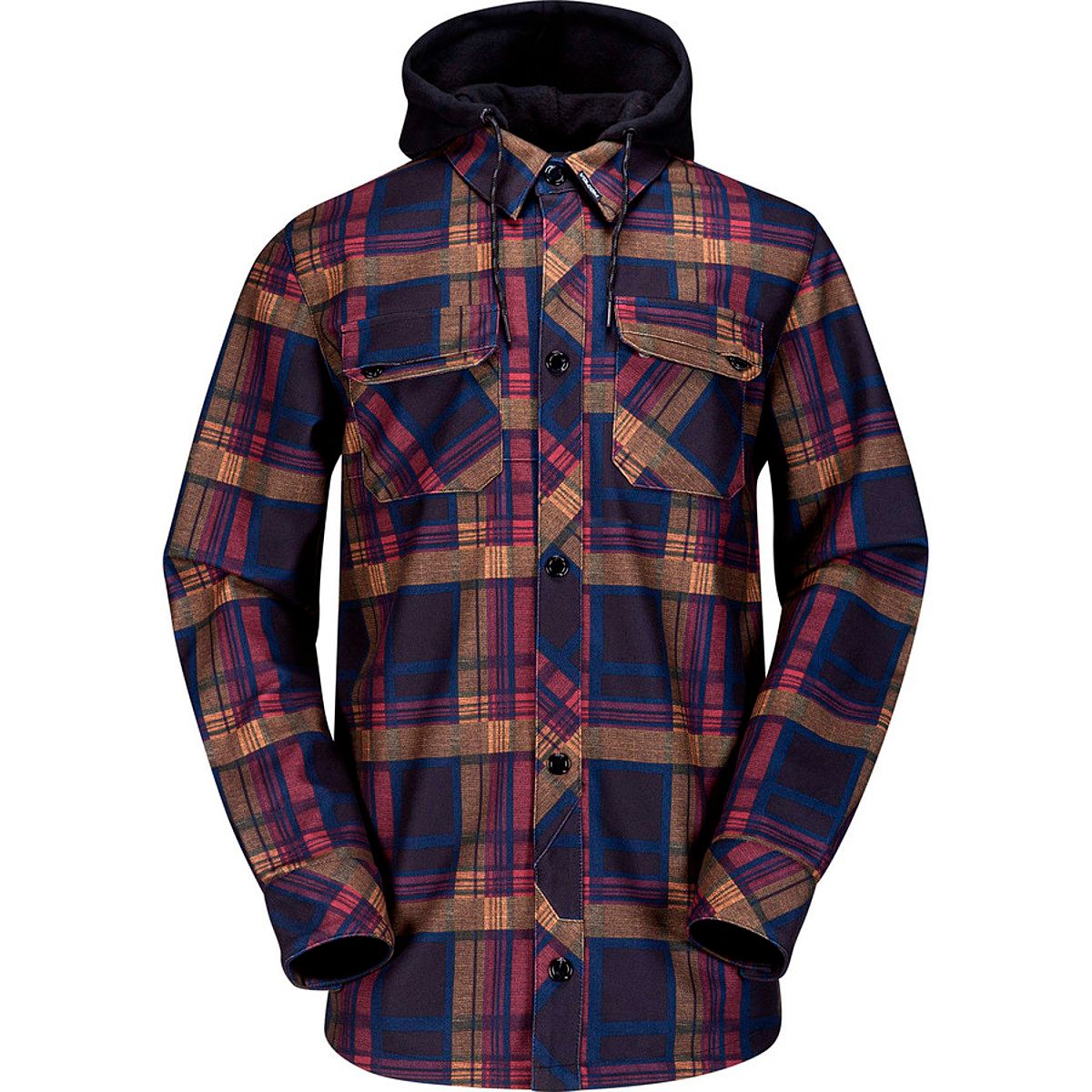 Volcom Hooded Flannel Shirt - Long-Sleeve - Men's - Clothing